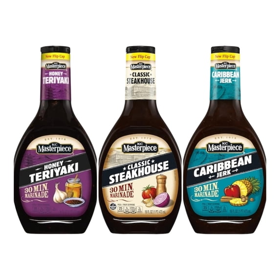 KC Masterpiece 30 Minute Marinade HYZ01 Variety Flavor 3 Pack - Classic ...