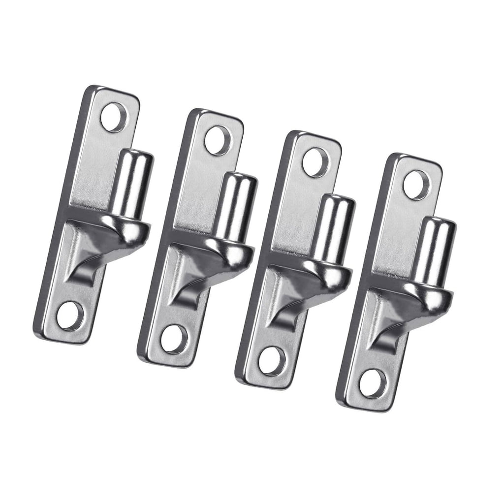 KCAHPAN 1/2/4 Pack Outdoor Chain Link Fence Gate Hinges Portable Sturdy ...