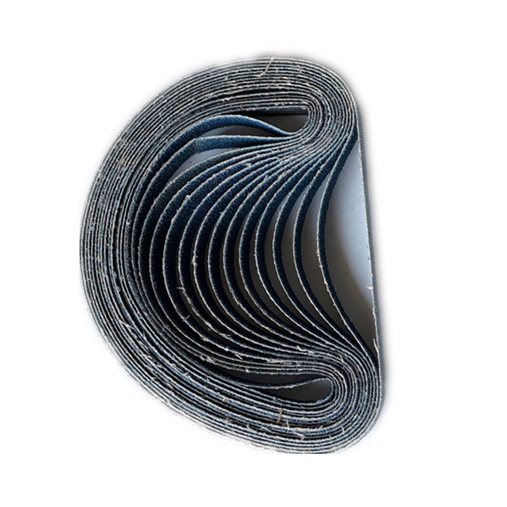 KCAHPAN 10 Pieces P40 Zircon Sanding Belts 20mmx520mm Plastic Grinding ...