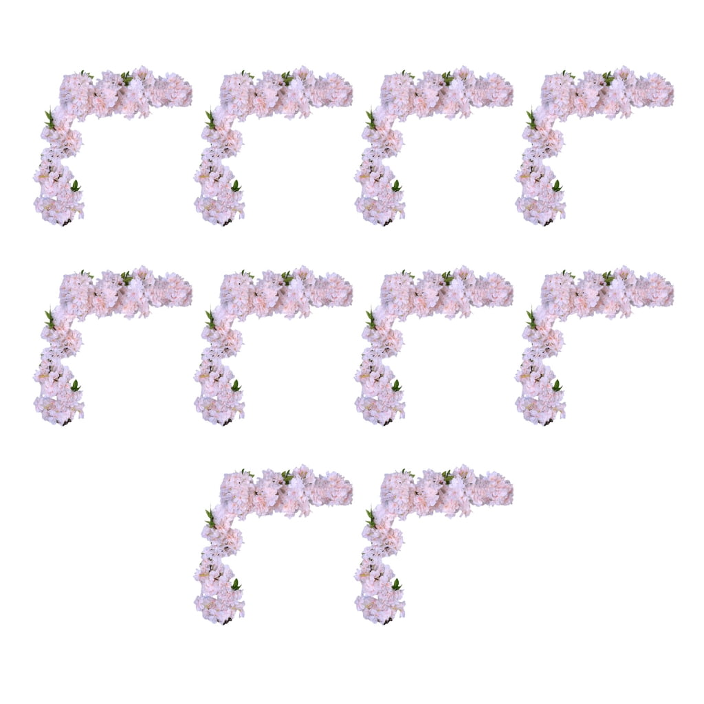 KCAHPAN 10 Pieces Set Artificial Sakuras Flower Vine for Wedding ...
