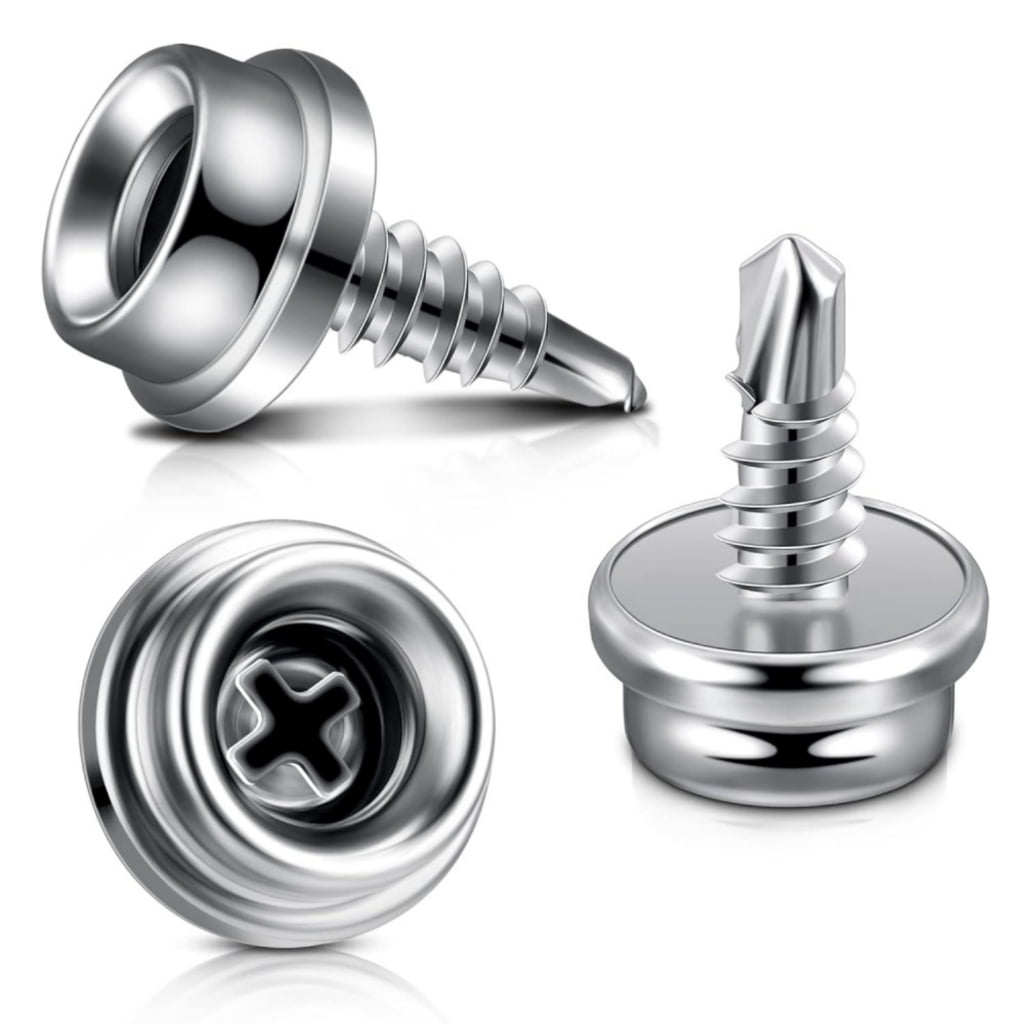 KCAHPAN 24pcs Corrosion Resistant Stainless Steel Screws Fasteners For ...
