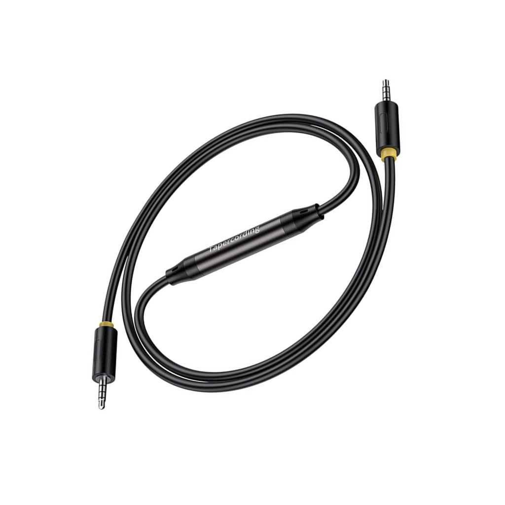 KCAHPAN 3.5mm Auditory Cable Pair Recording Line Bidirectional ...