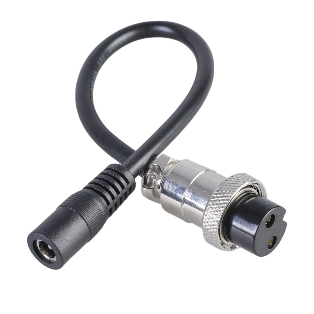 KCAHPAN 5.5mmx2.1mm Female Head to GX20 2Pin Aviation Female Power Cord ...