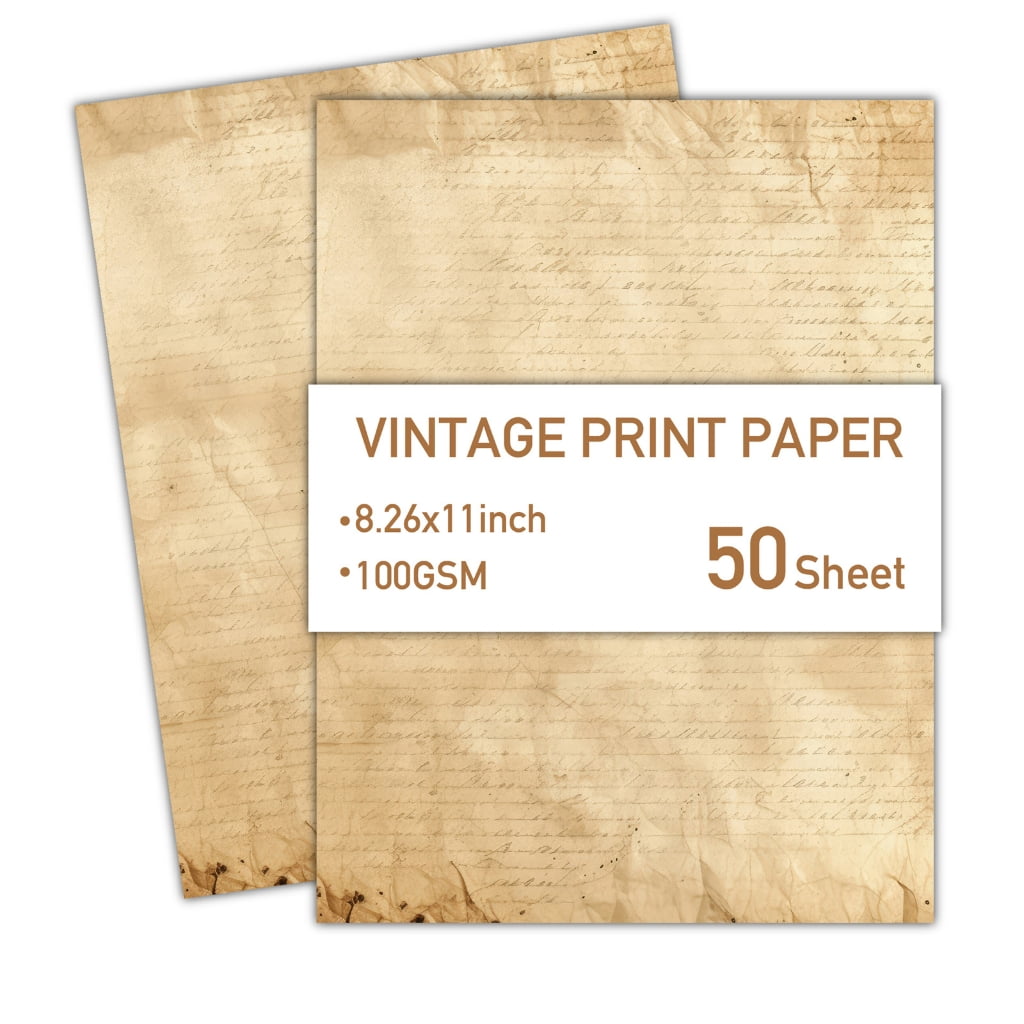 KCAHPAN 50 Sheets A4 Letter Paper Writing Paper Double-Sided Printable ...