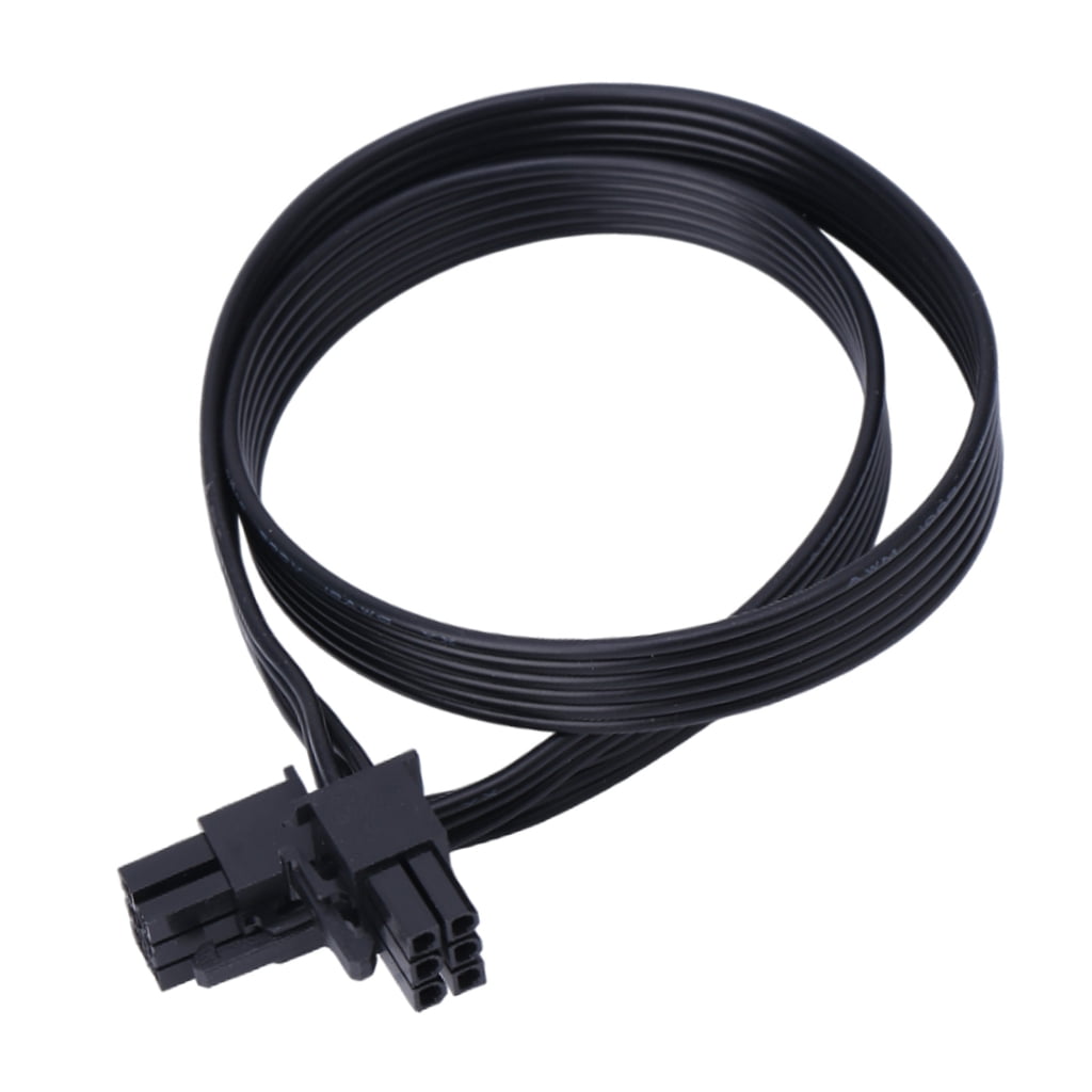 KCAHPAN 6Pin PCIe Male To Male Flat Power Cable Flexible Durability For ...