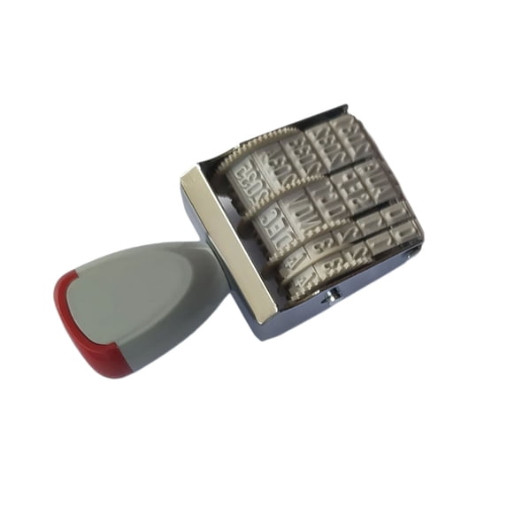 KCAHPAN Adjustable Number Stamp French Dater Stamp Office Stamp Spanish ...
