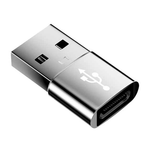 KCAHPAN Aluminum TYPE C to USB OTG Converters Power and Data USB to USB ...