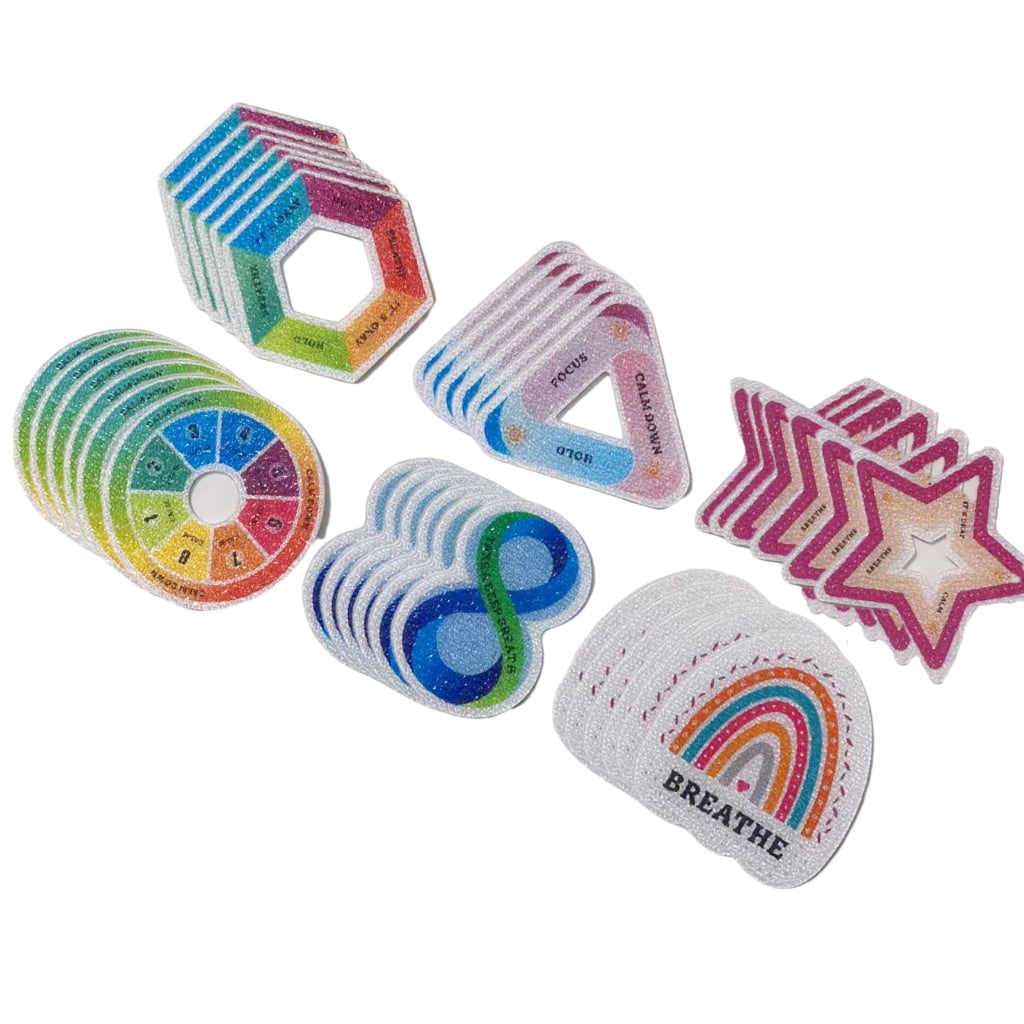 KCAHPAN Anxiety Sensory Sticker Anxiety Calming Sticker Relief Soothing ...