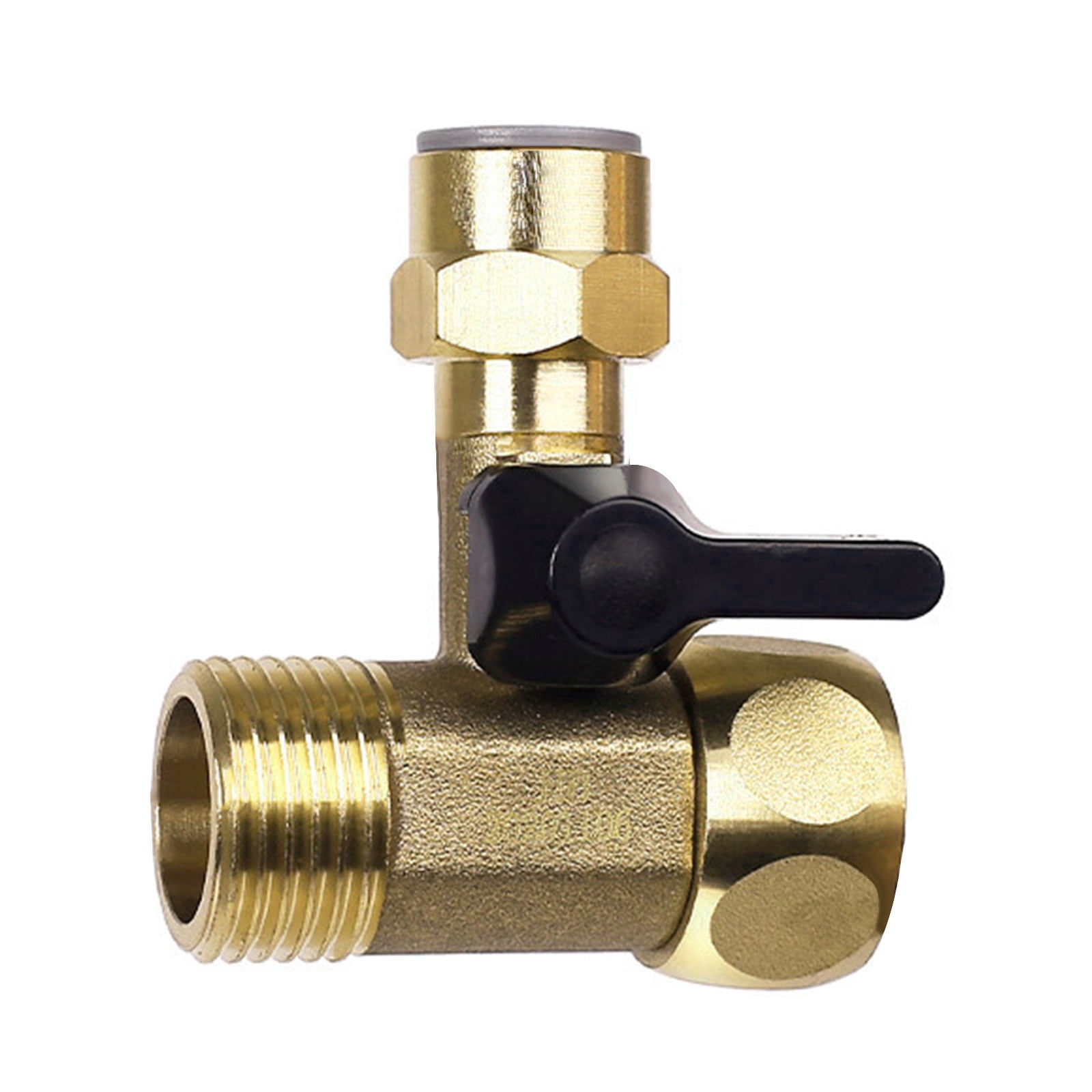 KCAHPAN Brass Water Valves Metal Three Way Valves for Homes & Office ...