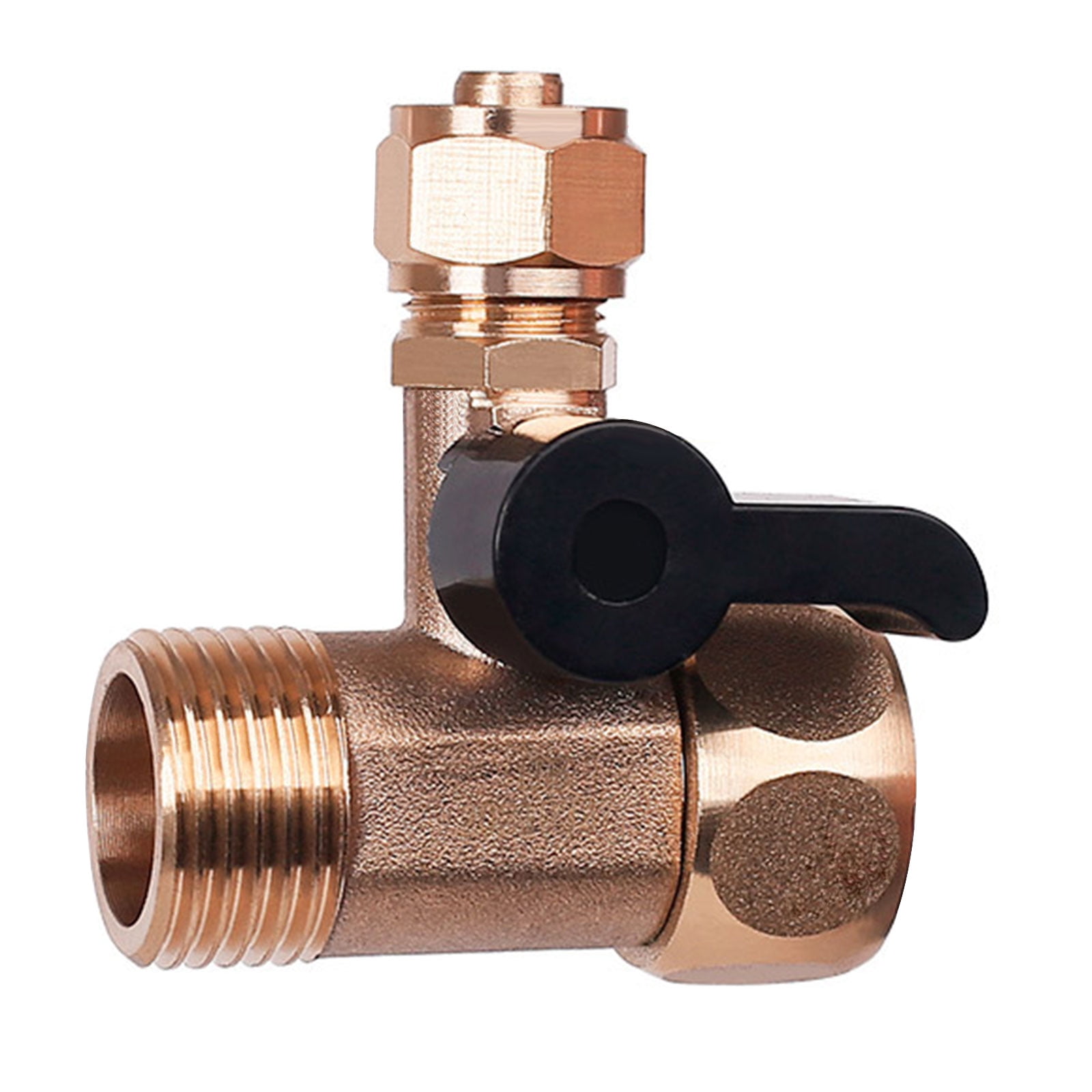 KCAHPAN Brass Water Valves Metal Three Way Valves for Homes & Office ...