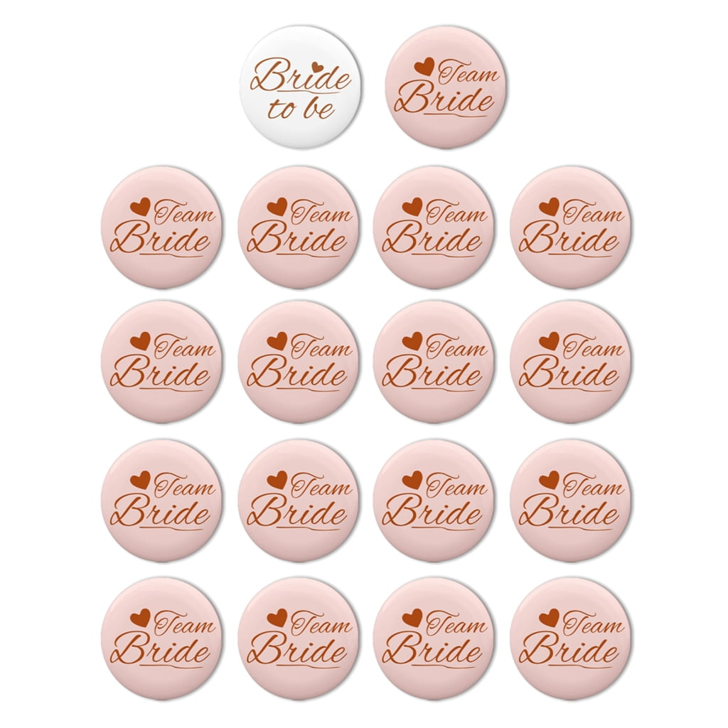 KCAHPAN Bridal Shower Badges for Bride/Bridesmaids Bachelorette Party ...