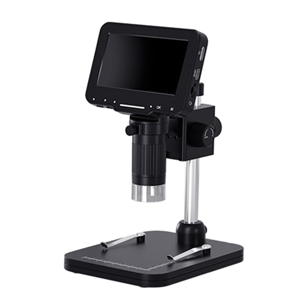 KCAHPAN Coin Microscope Magnifier with Adjustable LED Light PC View LCD ...