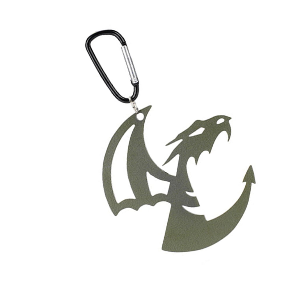 KCAHPAN Creative Pattern Hook Outdoor Detachable Hook Rusts proof ...