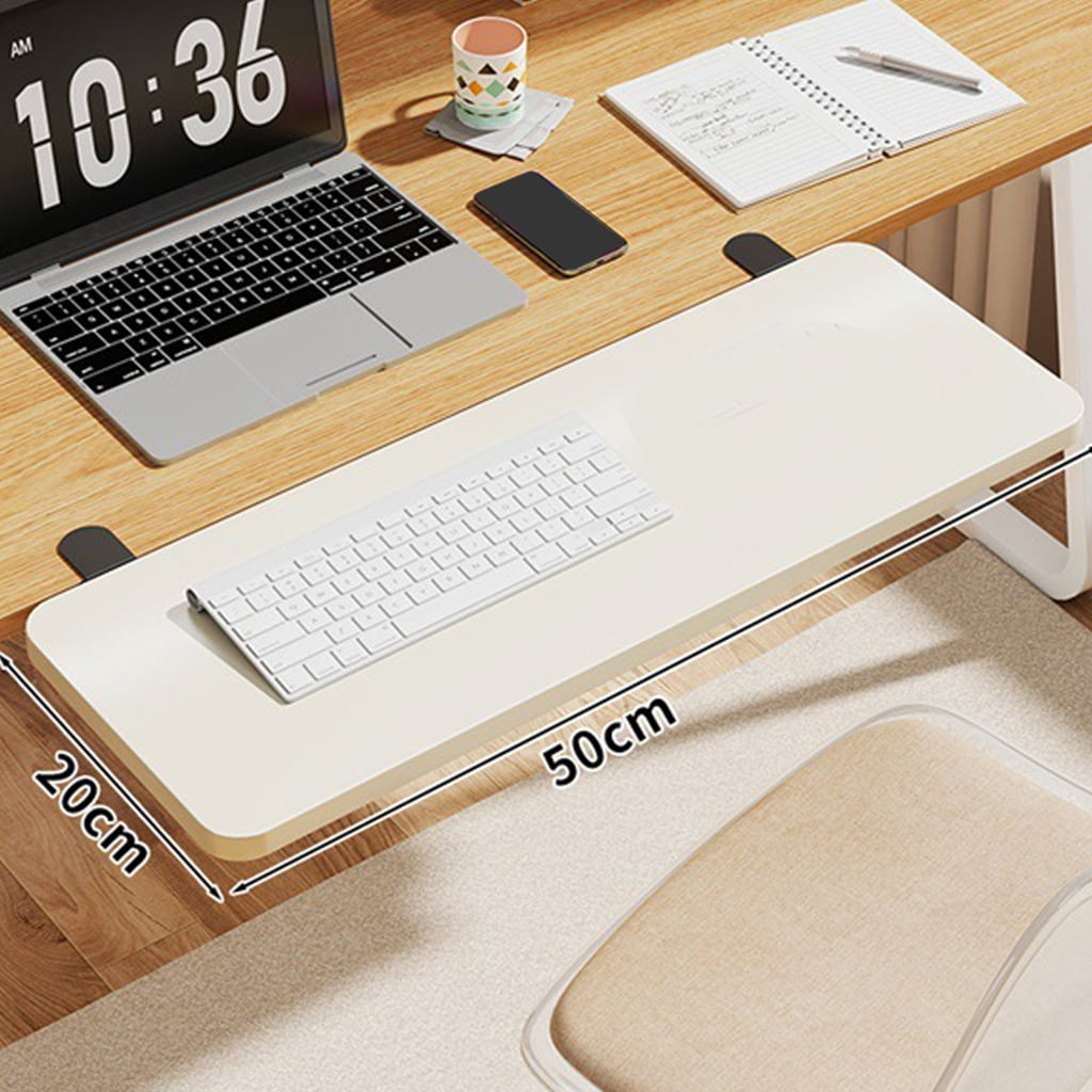 KCAHPAN Desk Extender Tray 90° Foldable Computer Arm Rest Clamp On ...