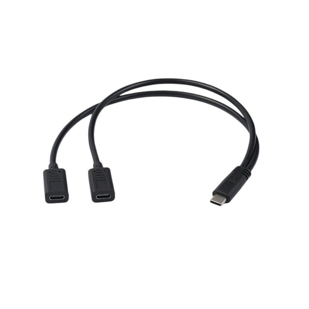 KCAHPAN Double Type-C Port Charging Adapter Cable 15W Fast Charging ...