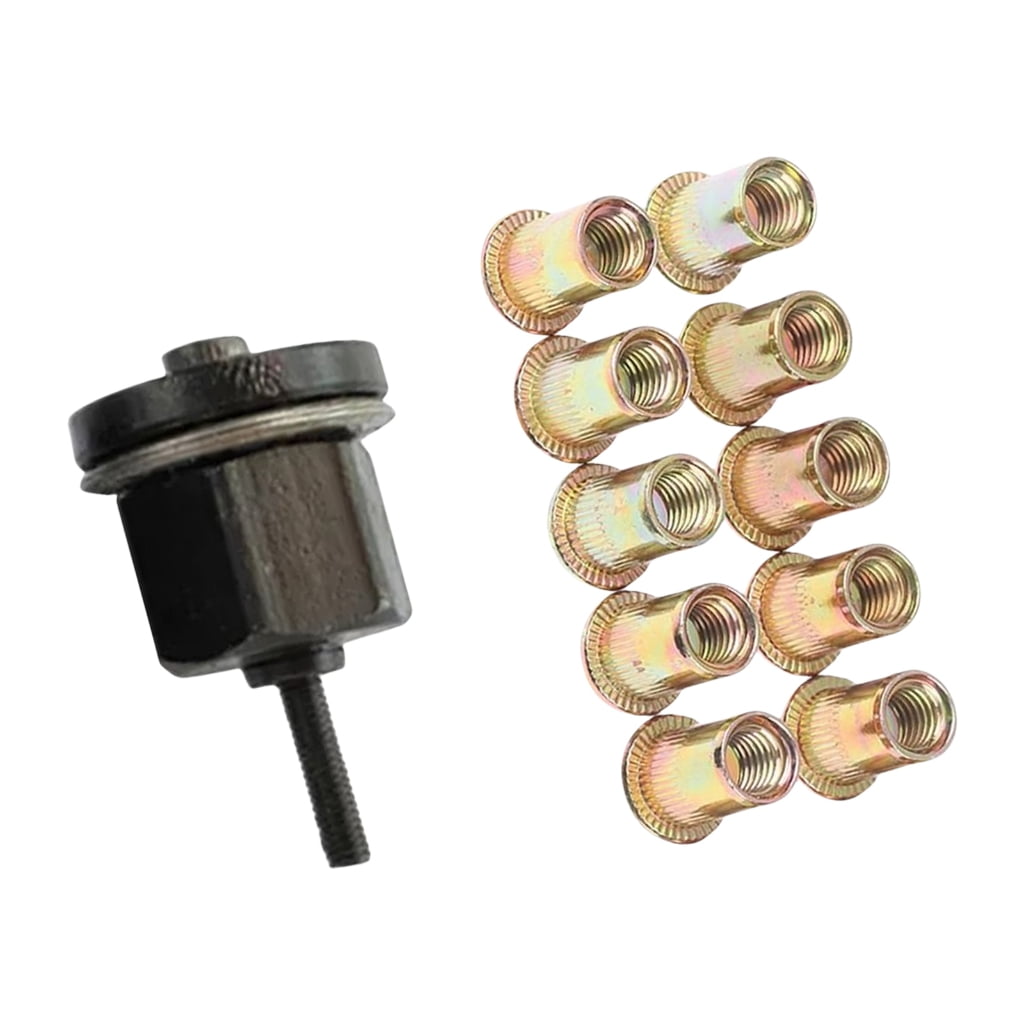KCAHPAN Ergonomic Steel Rivets Nut Tool Nut Rivets Installer set for ...