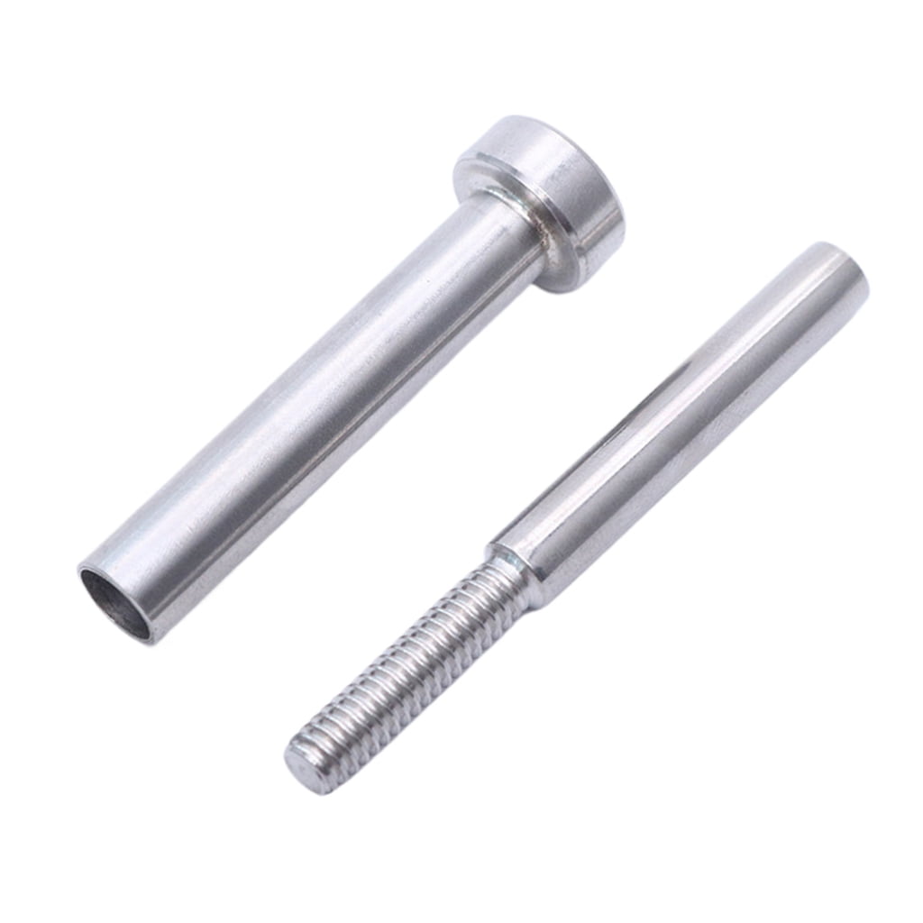 KCAHPAN Hand Swage Threaded Stud Tension Hex Head End Fitting Receiver ...