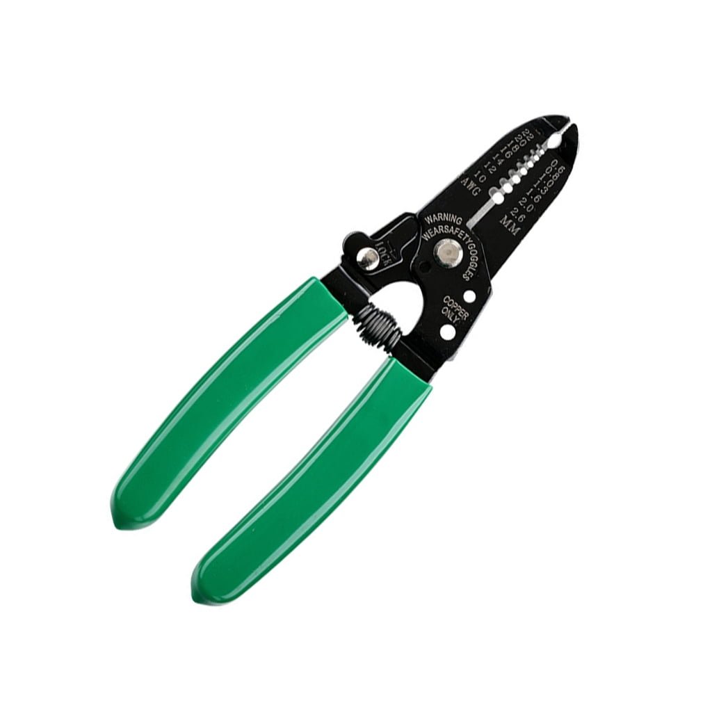 KCAHPAN Heavy Duty Wire Stripping Pliers Carbon Steel Cable Crimper ...