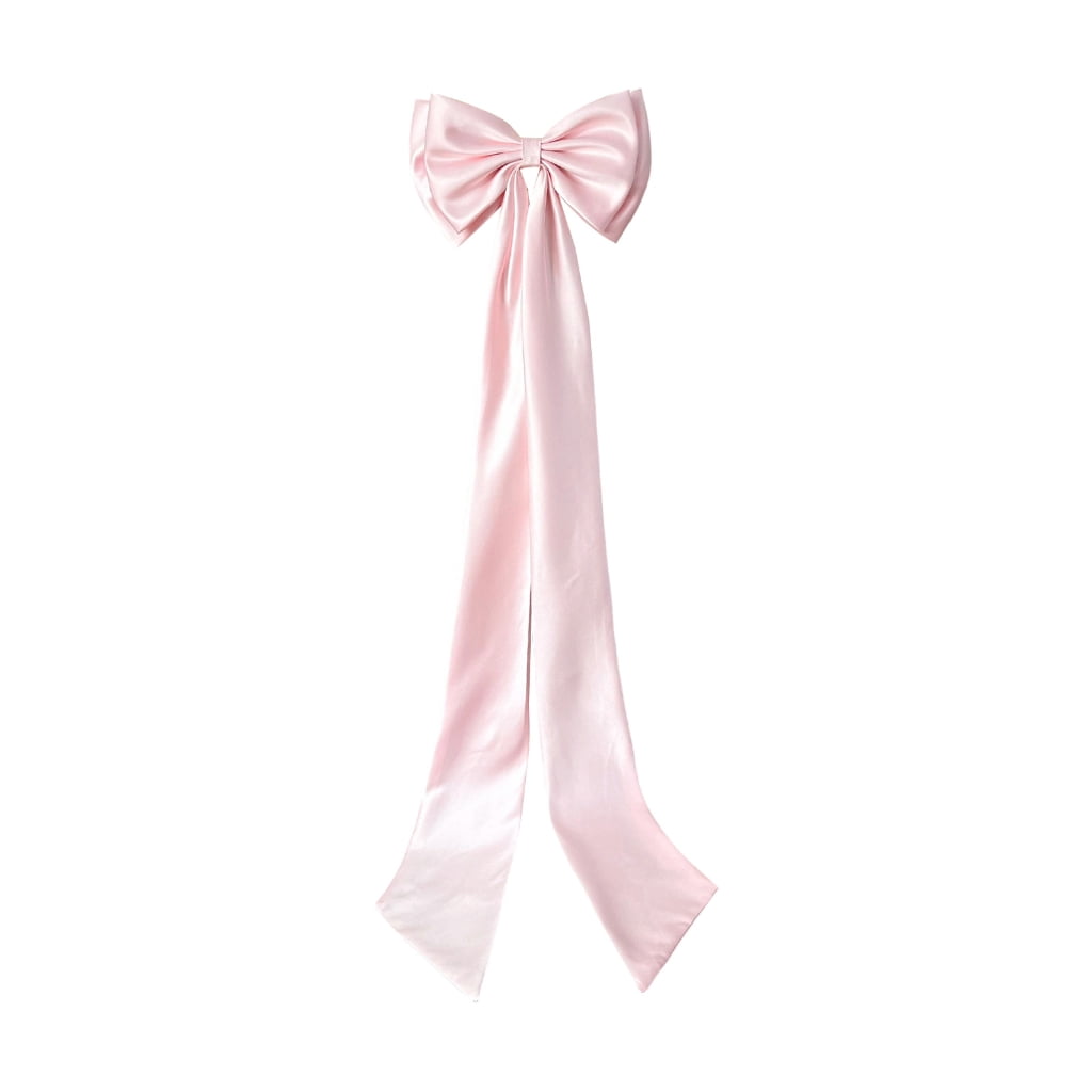 KCAHPAN Luxurious Large Satins Bows Sash Women Removable Large Elegant ...