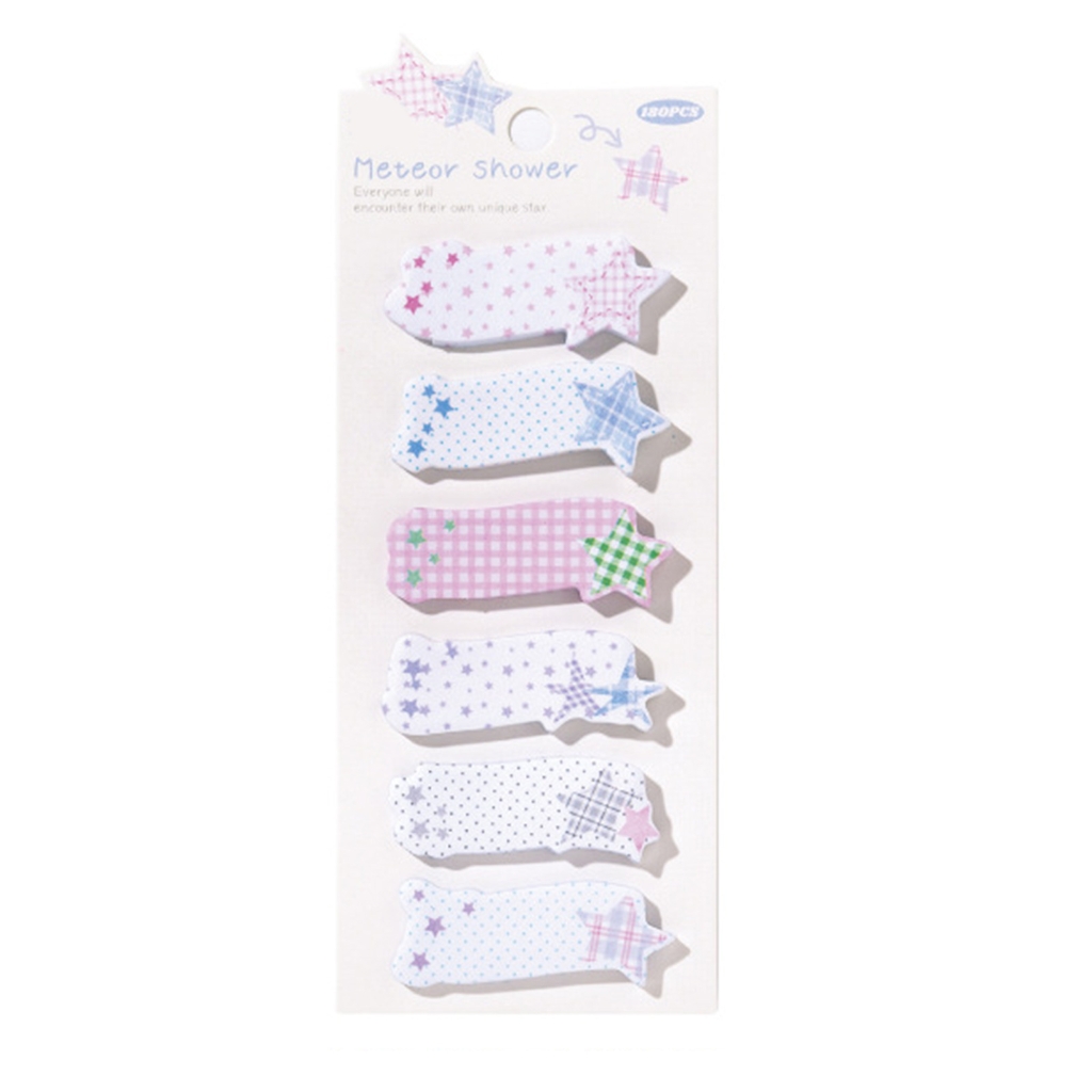 KCAHPAN Memos Pad Lovely Sticky Note Index Tabs Easy to Write Star ...
