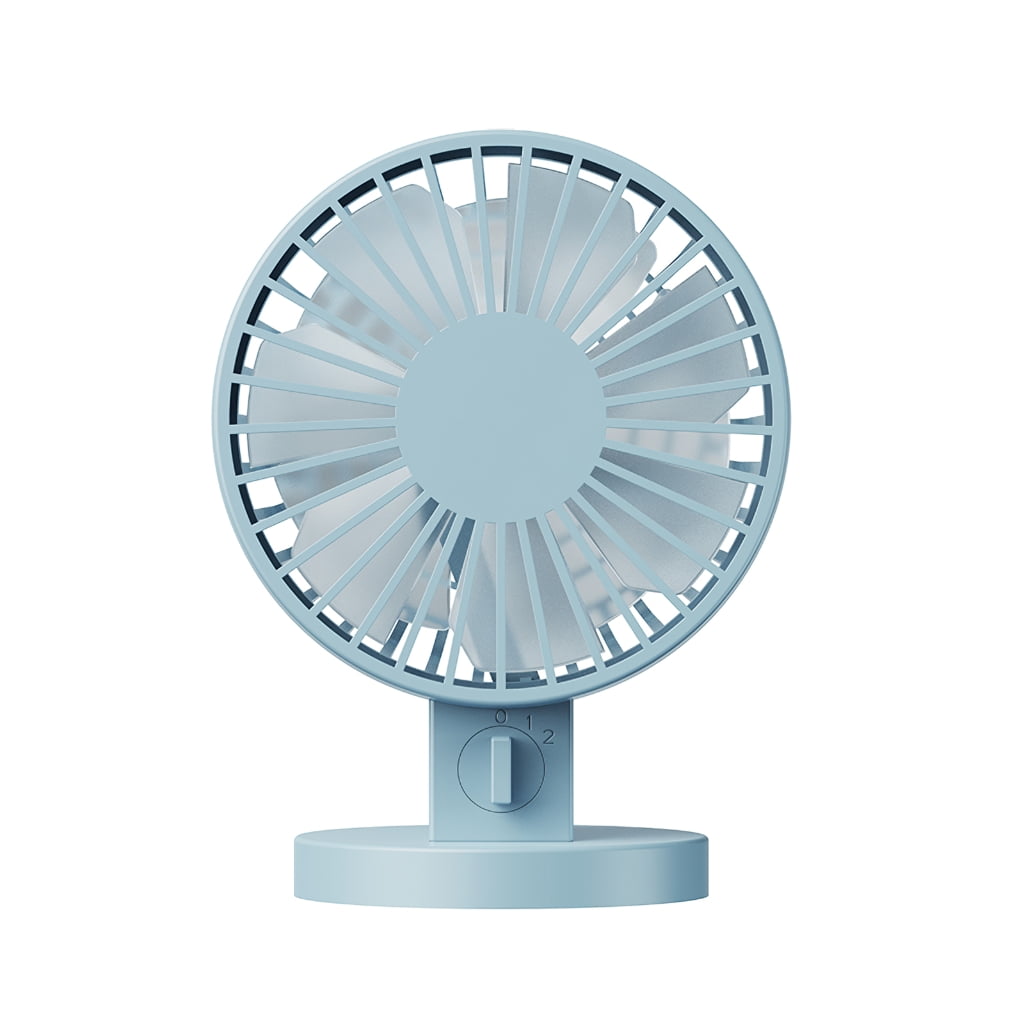 KCAHPAN Mini USB Desk Fan Cooling Quiet USB Power 2 Speed Setting ...