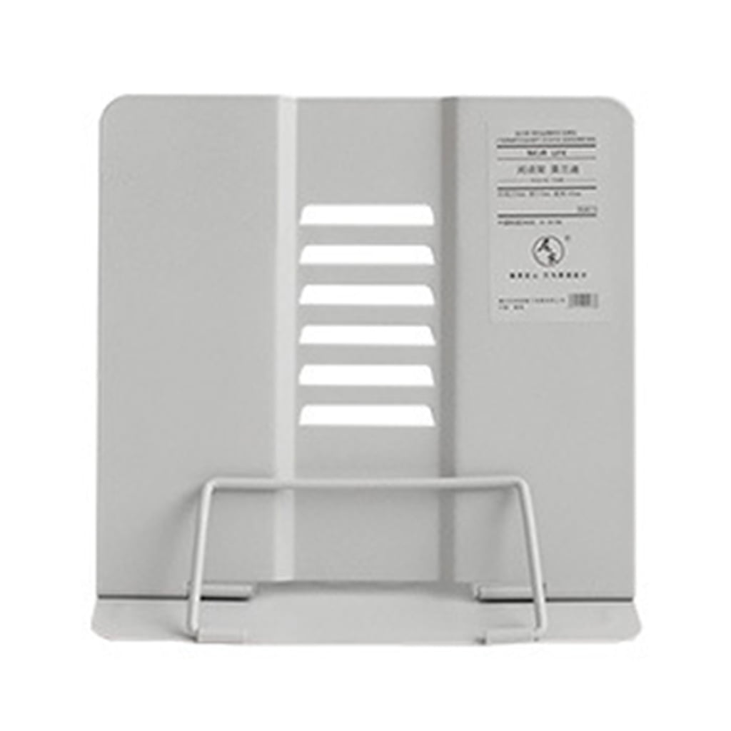 KCAHPAN Morandi Adjustable Metal Reading Book Holder Bookend Support ...