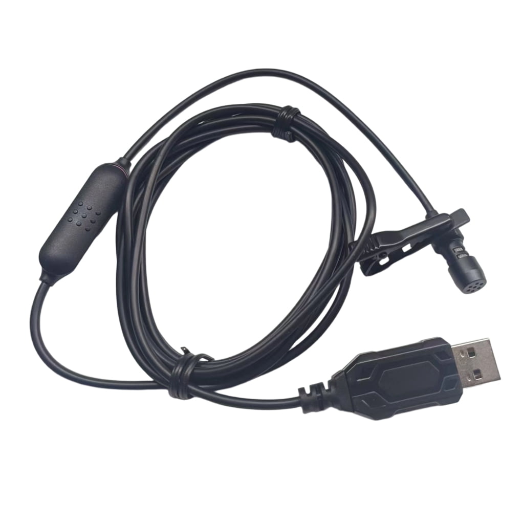 KCAHPAN Noise Cancelling USB Clip On Microphone Metal Housing ...