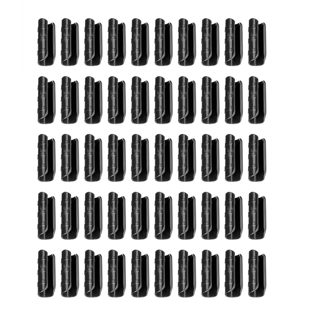 KCAHPAN Pack of 50 ABS Plastic Greenhouse Clips Grip for Garden ...