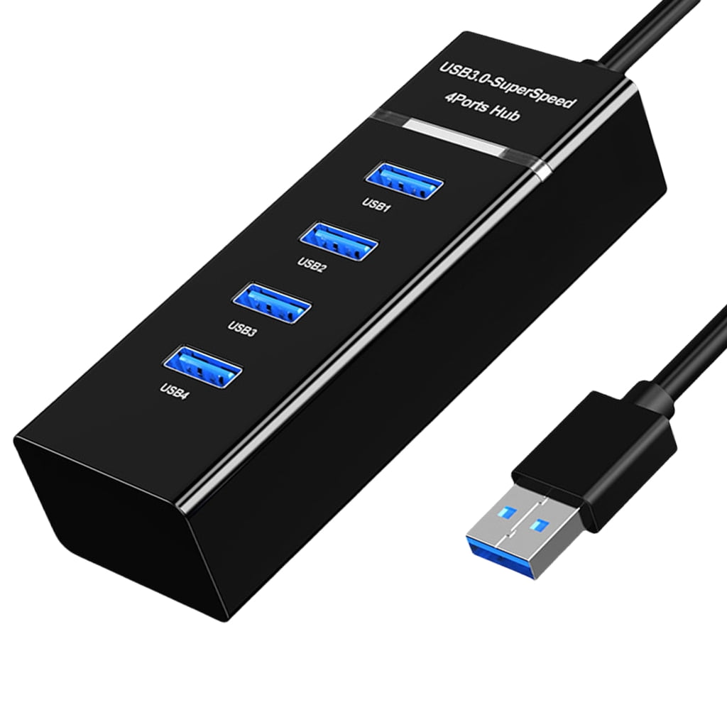KCAHPAN Plugs & Plays USB Hub 4 Port USB Adapter Multiple Device for ...