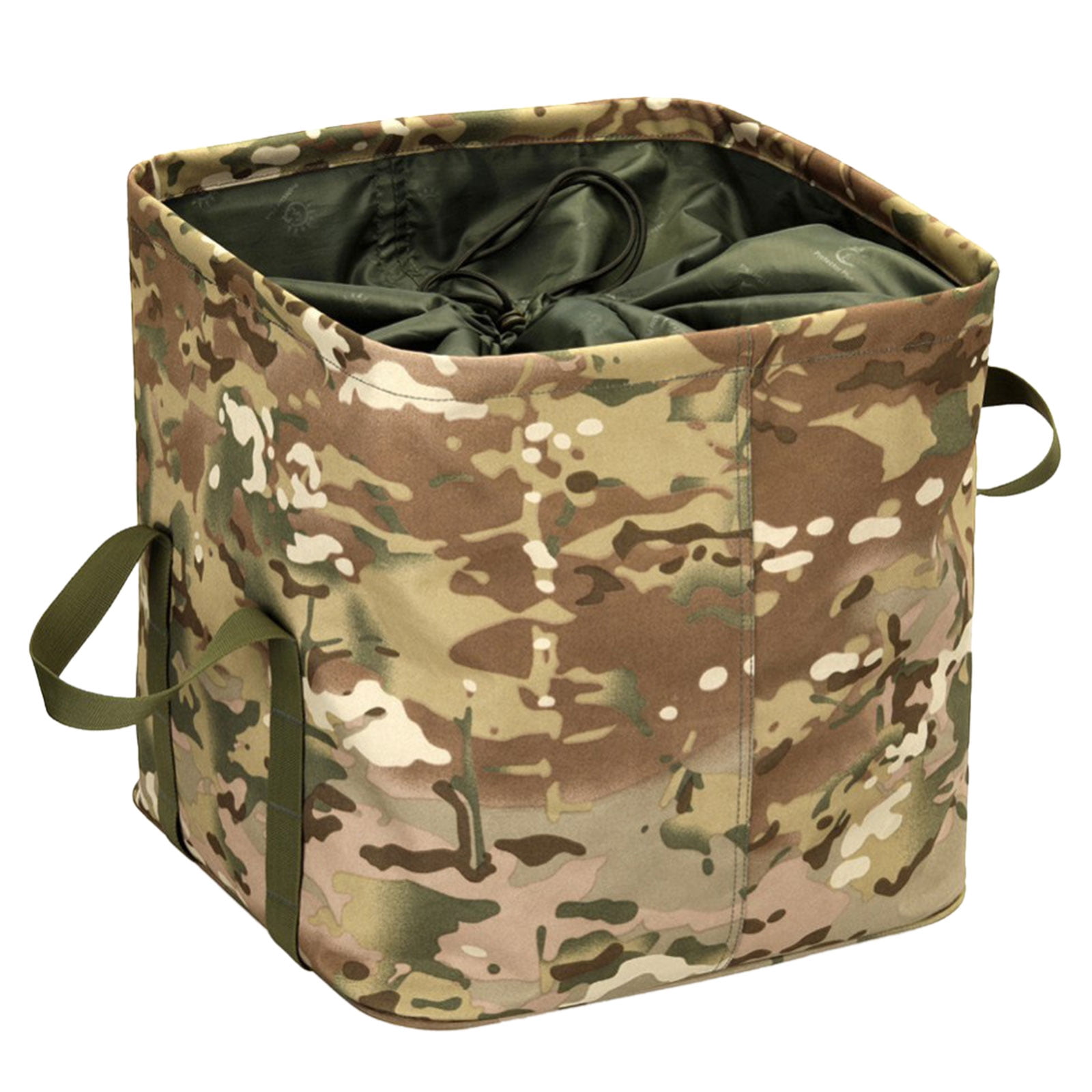 KCAHPAN Portable 600D Waterproof Folding Storage Basket Tactic Recycling Frame Tool Bag ...