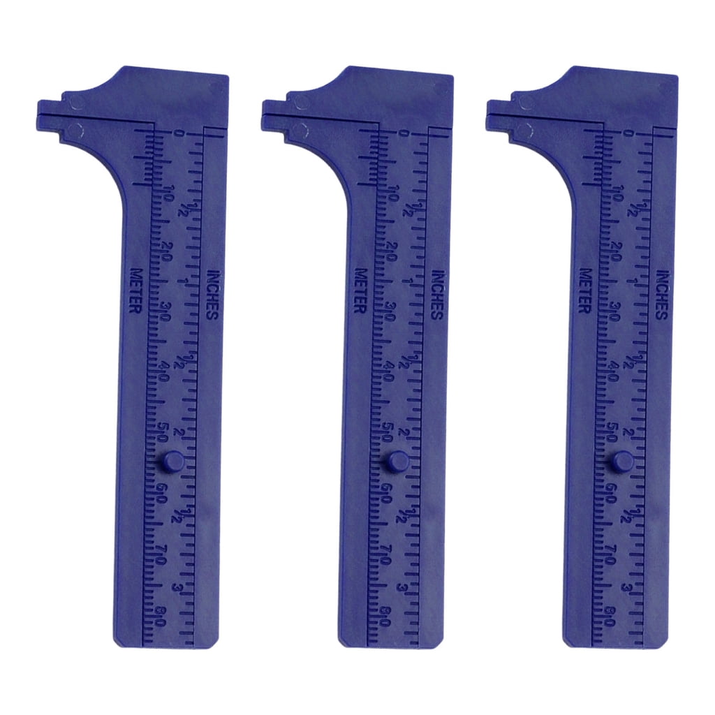 KCAHPAN Portable Vernier Caliper Ruler with High Accuracy Double Scale ...