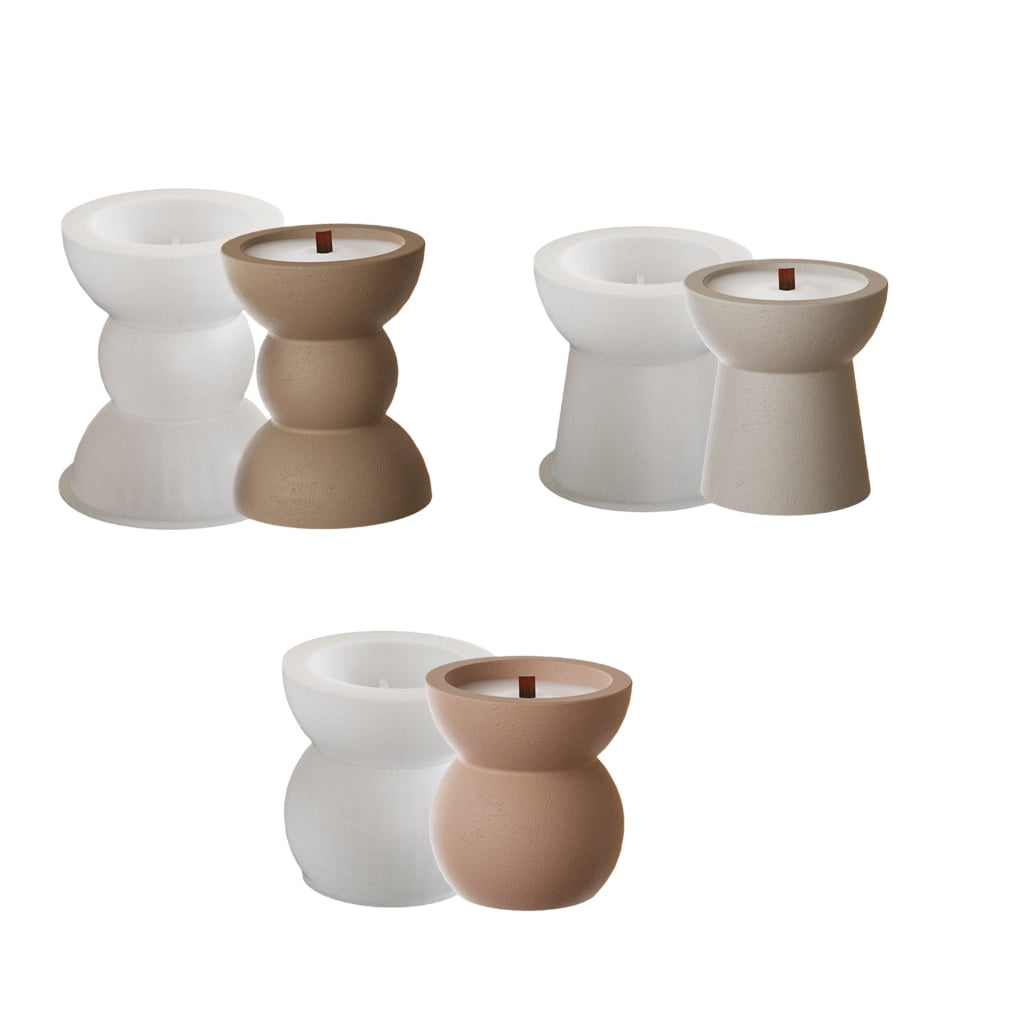 KCAHPAN Practical Sturdy Silicone Craft Home Accessory for Round ...