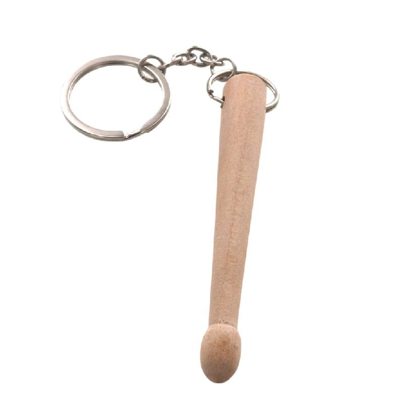 KCAHPAN Vibranting Wood Color Drumstick Keychain Pendnat for Percussion ...