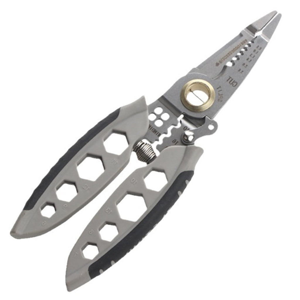 KCAHPAN Precise Wire Stripper Cable Stripping Tool with Crimping and ...