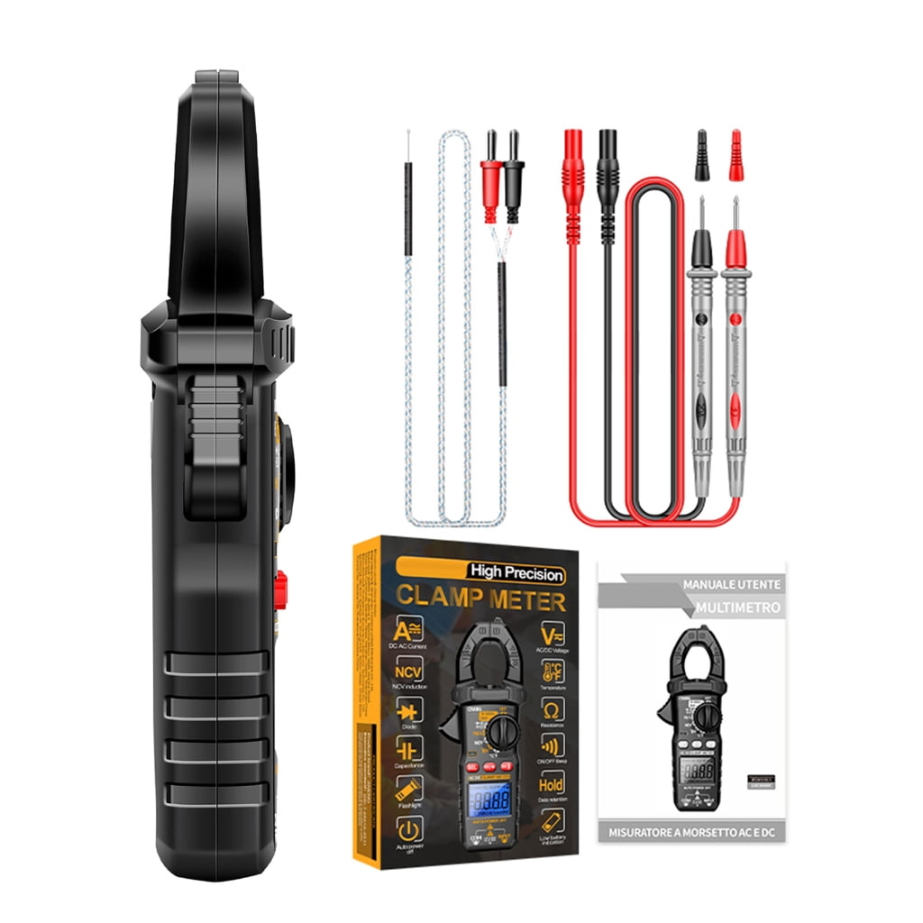 KCAHPAN Professional Clamp Multimeter High Accuracy Digital Clamp Meter ...