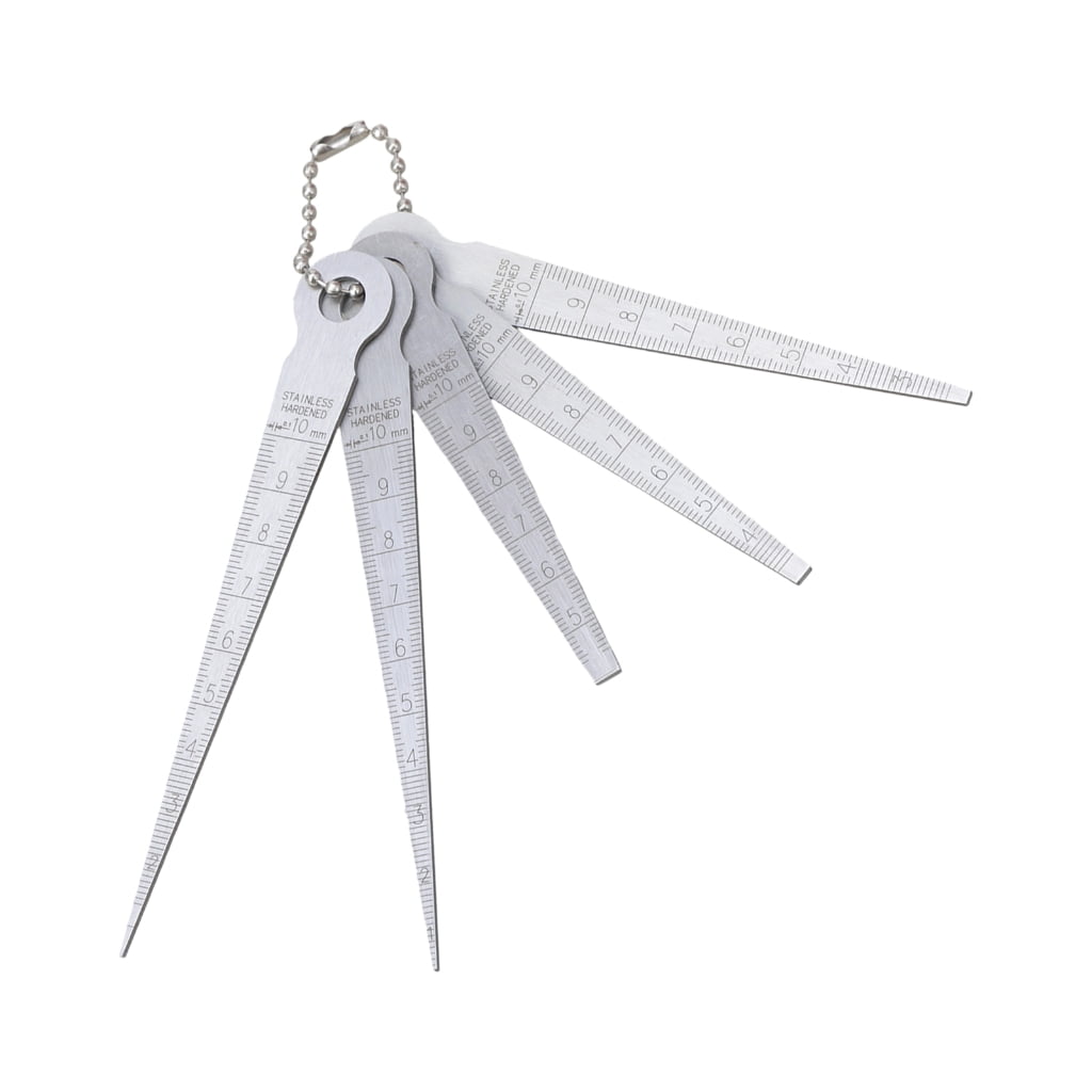 KCAHPAN Professional Tapered Feeler Gauges set Clear Scale for ...