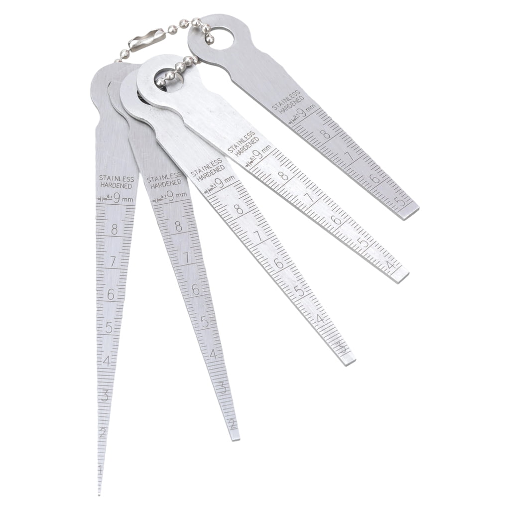 KCAHPAN Professional Tapered Feeler Gauges set Clear Scale for ...