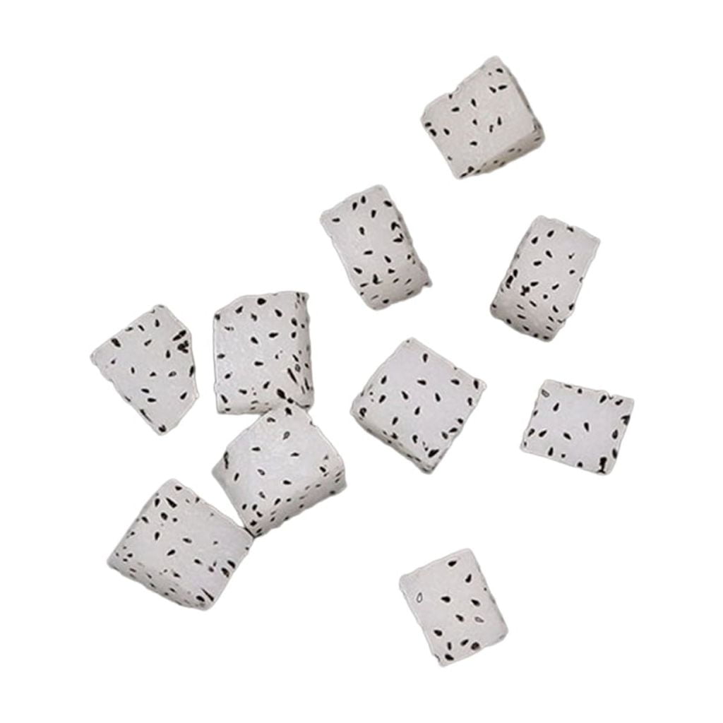KCAHPAN Realistic Fake Fruit Kiwifruit Slices Dragon Fruit Blocks ...