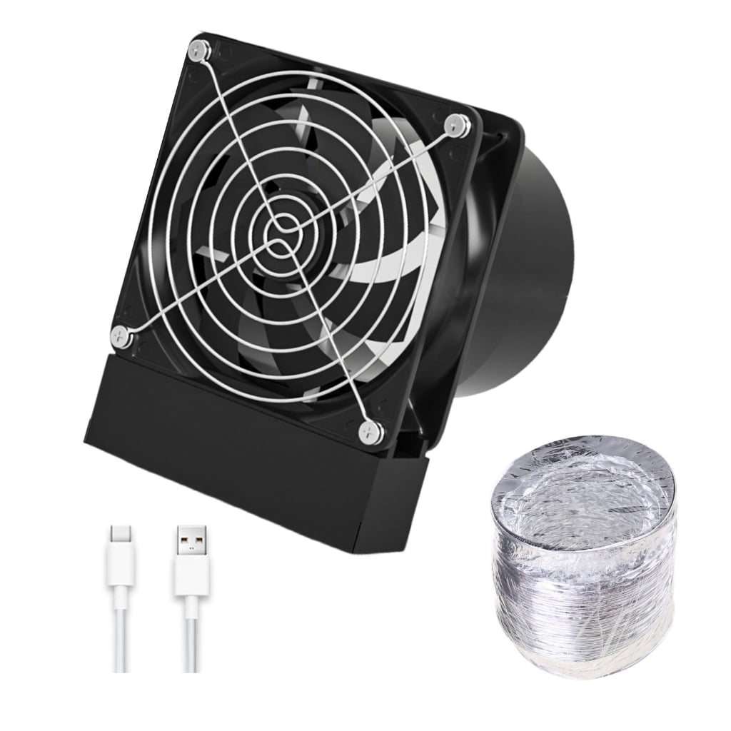 KCAHPAN Rechargeable Smokes Absorber Fume Extractor Fan Pipe Duct ...