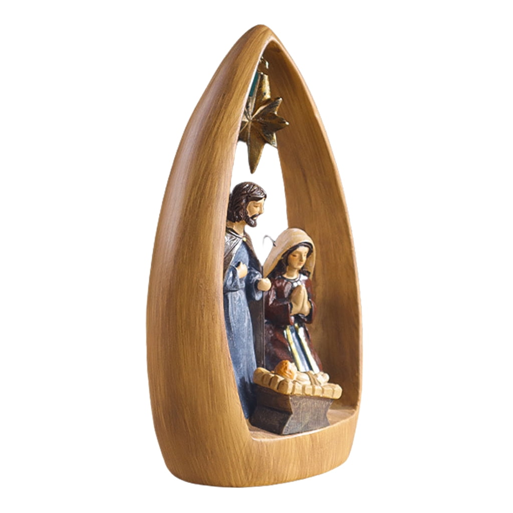 KCAHPAN Religious Art Sculpture of Baby Christ Desk Figure Resin Christ ...