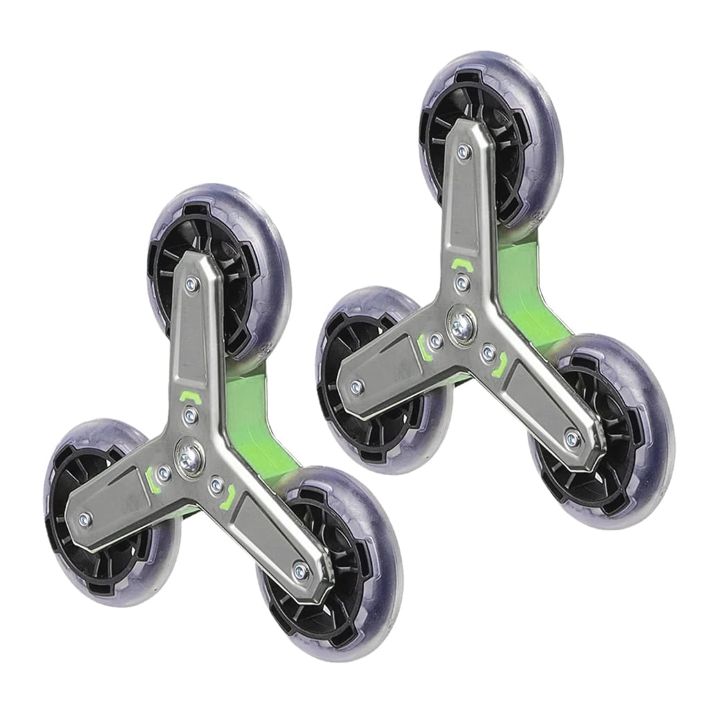 KCAHPAN Replacement Triangle Casters Stair Climbing Wheel for Grocery ...