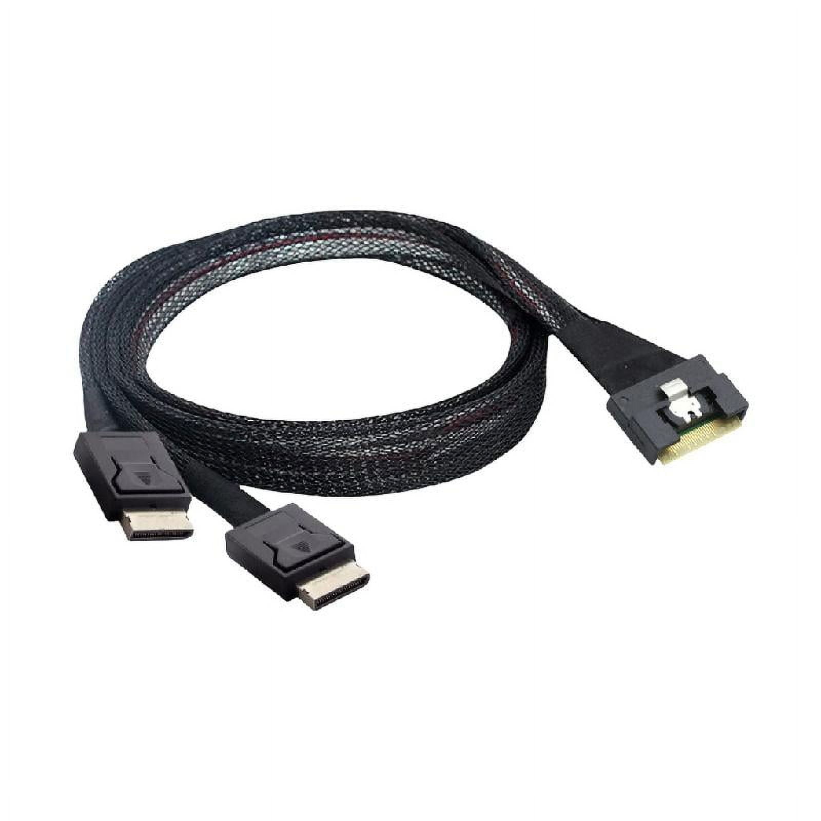 KCAHPAN SFF 8654 to SFF 8611 PCIE Transfer Cable Braided DC300V ...