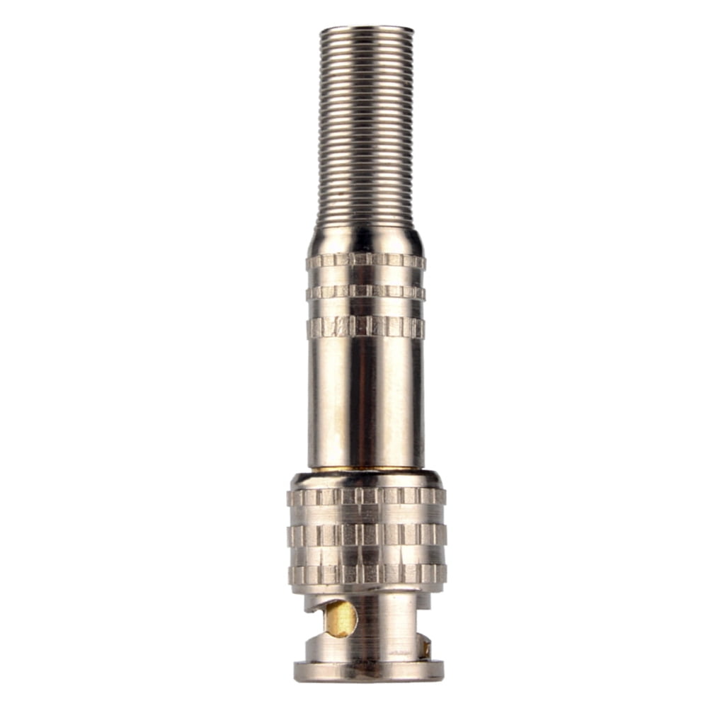 KCAHPAN Screw Lock BNC Male Solder Connectors for CCTV Camera Cable ...