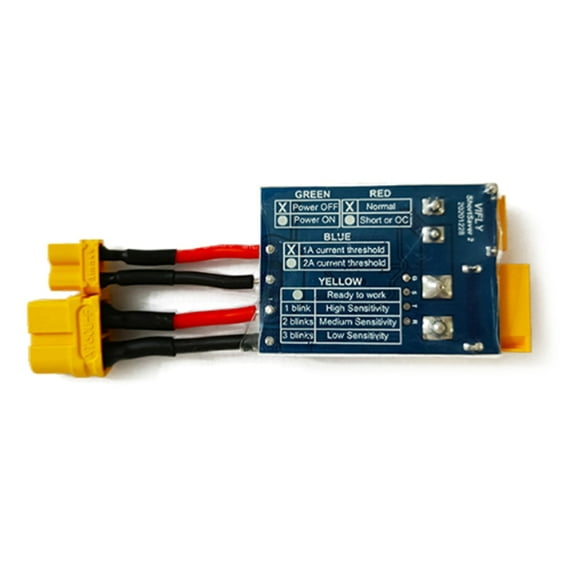 KCAHPAN Short Circuit Protector Short Saver 2 Electronic Fuse for 2S-6S ...