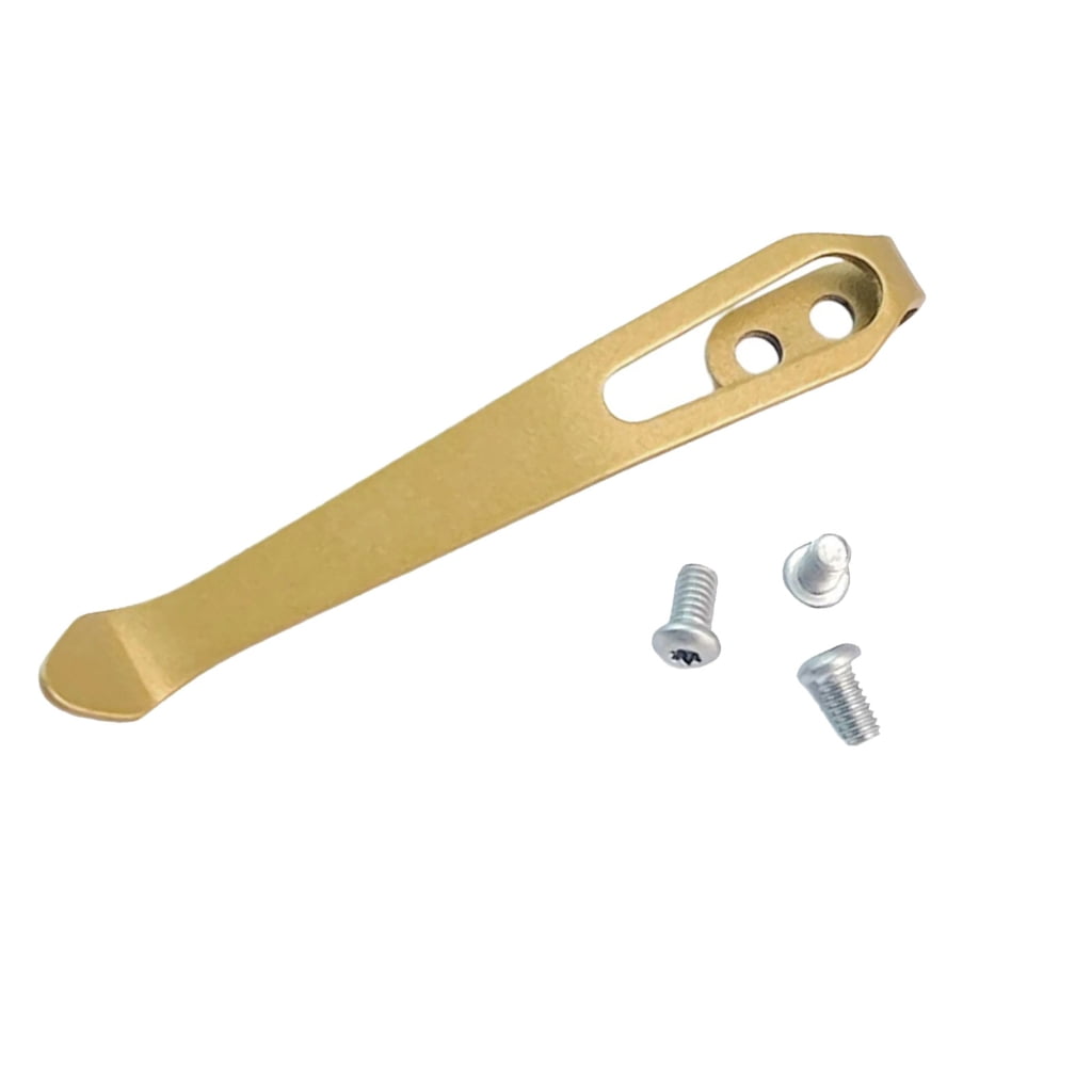 KCAHPAN Stainless Steel Tool Pocket Clip Back Clamp for Handmade Cutter ...