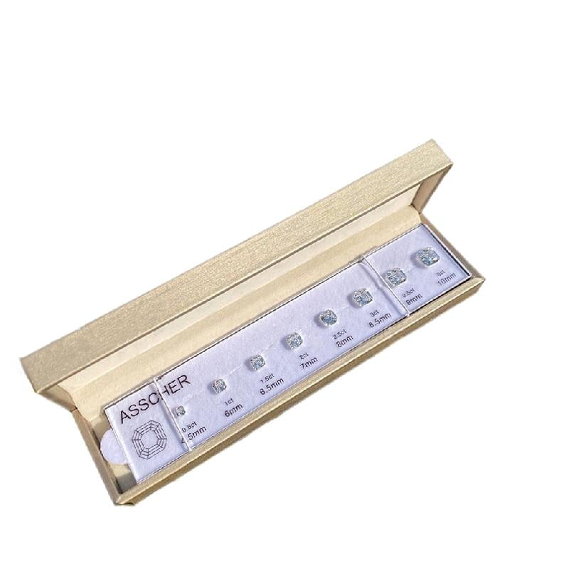 KCAHPAN Cubic Zirconia Carat Chart for Jewelry Stores and Rings Size ...