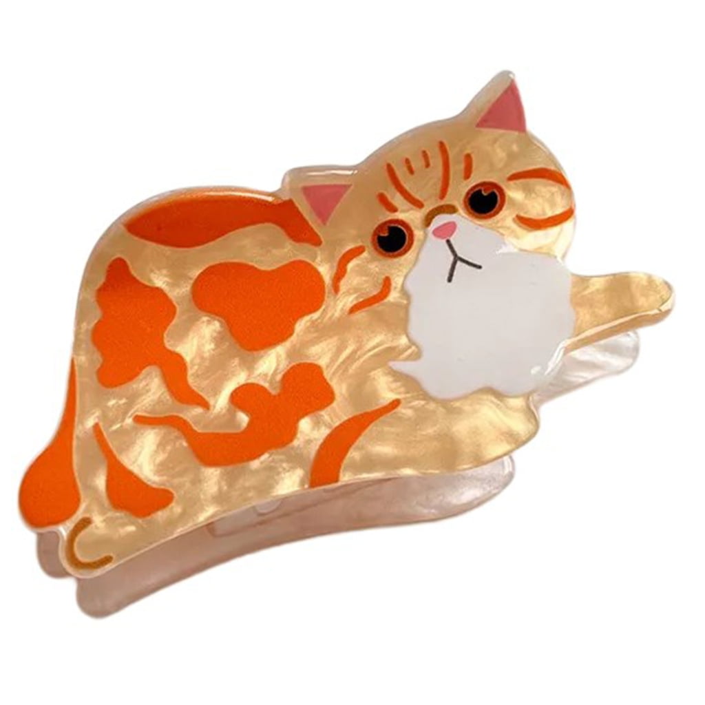 KCAHPAN Temperament Ponytail Hair Claw Girl Jaw Clip with Dog/Cats ...