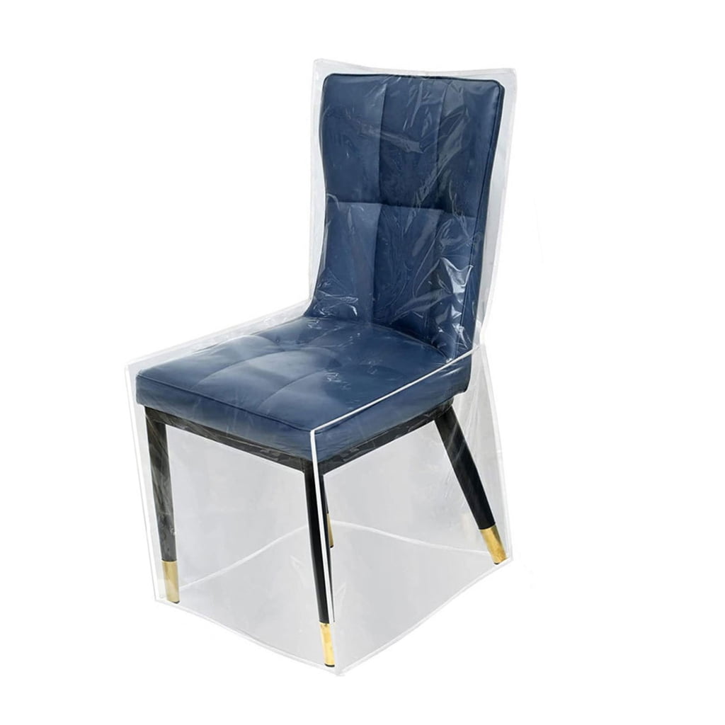 KCAHPAN Transparently PVC Chair Cover Dust Protecting Chair Protector ...