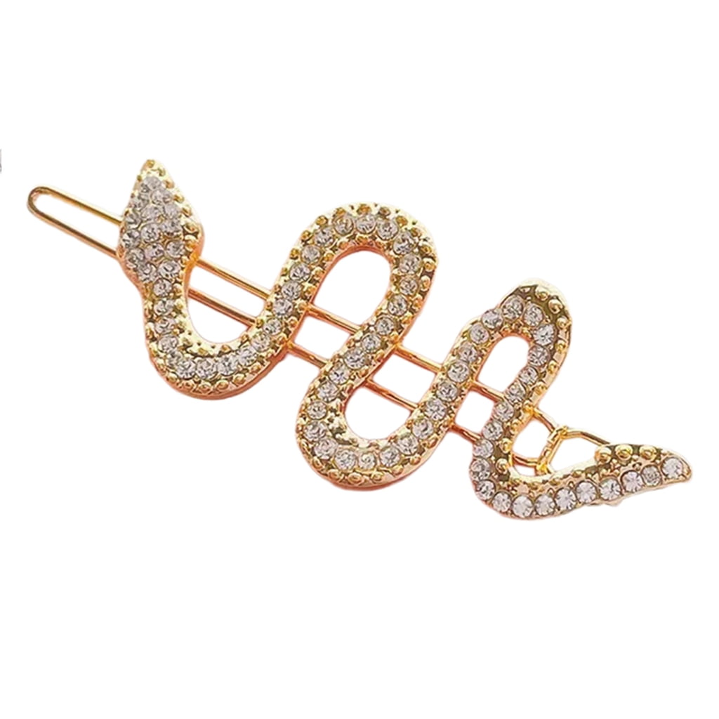 KCAHPAN Trendy Gold Snake Hairpin Hair Decoration For A Touch Of ...