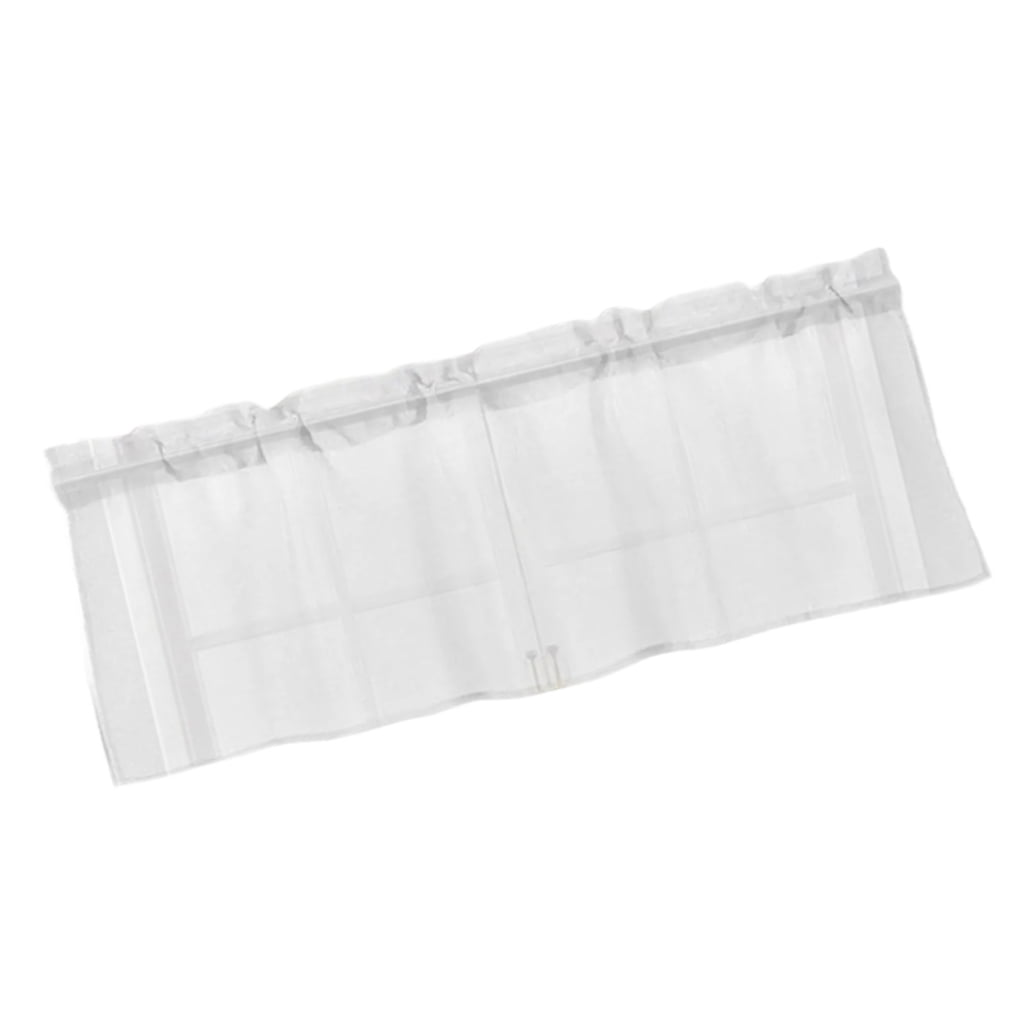 KCAHPAN True Linen Window Curtain Small Window Curtain Lightweighted ...
